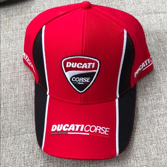 Ducati | Accessories | Ducati Corse Race Cap Hat Red New With Tag ...